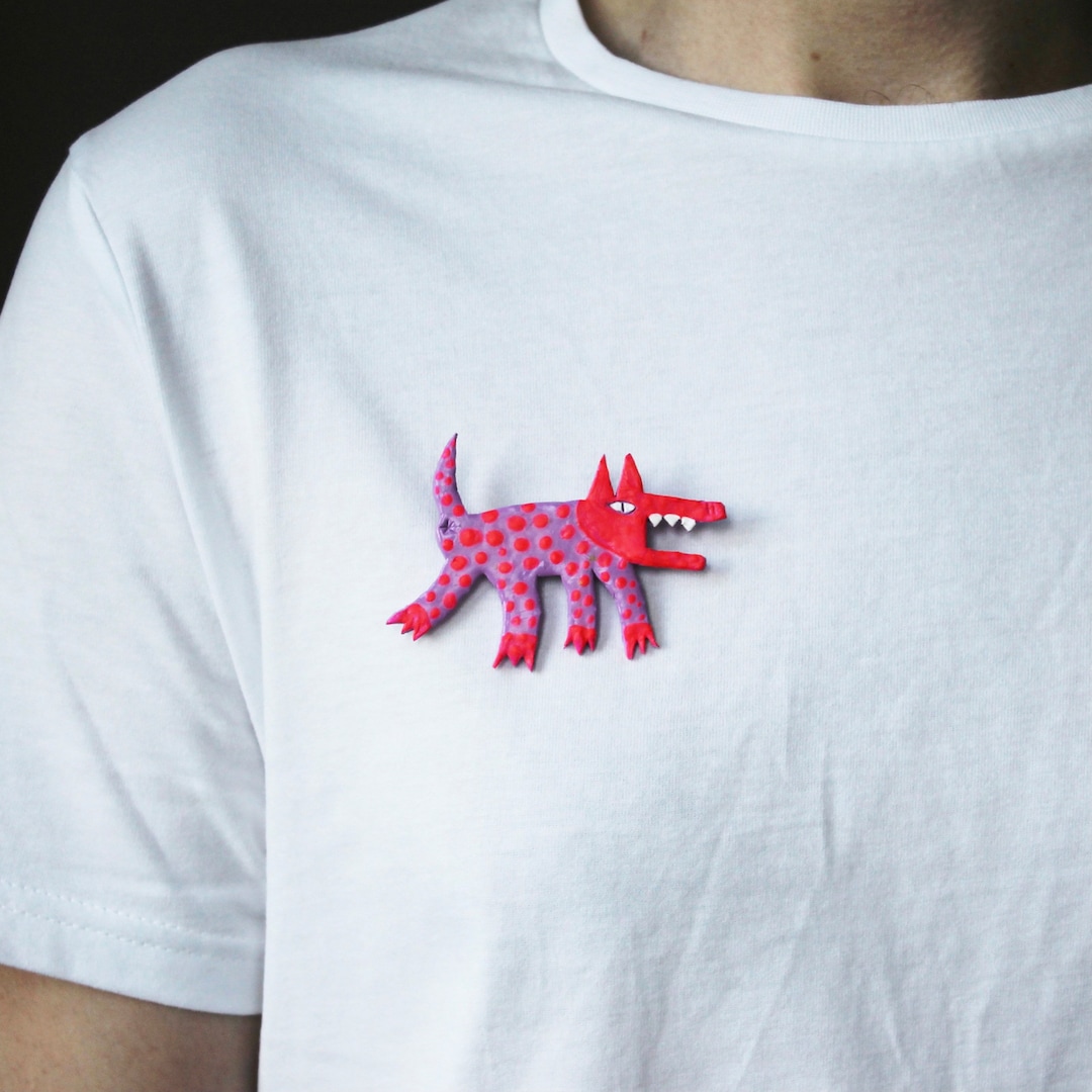 Unique Animal Brooches, Hand Shaped, Hand Painted, Original Pins, Fun ...