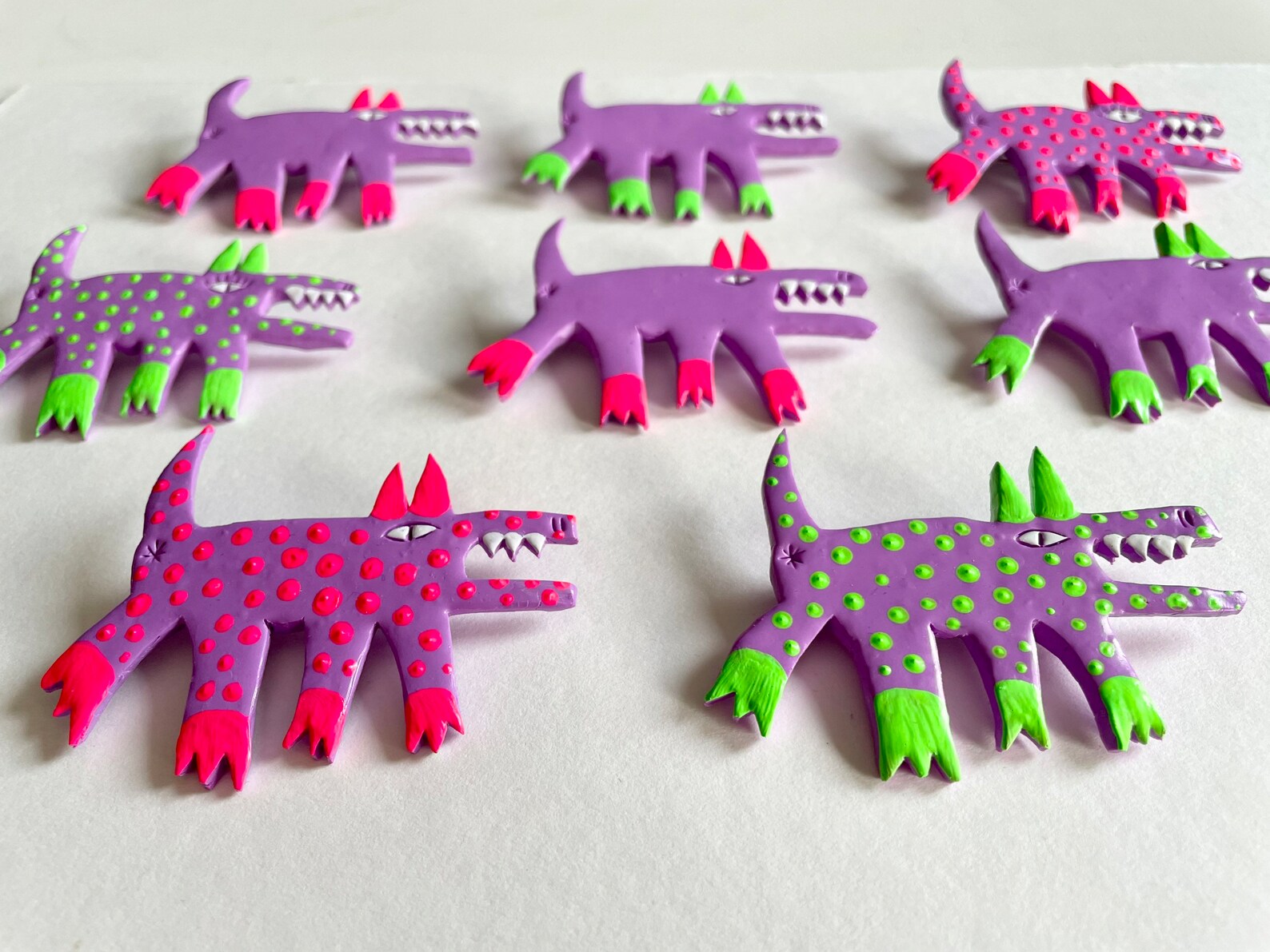 Unique Animal Brooches, Hand Shaped, Hand Painted, Original Pins, Fun ...