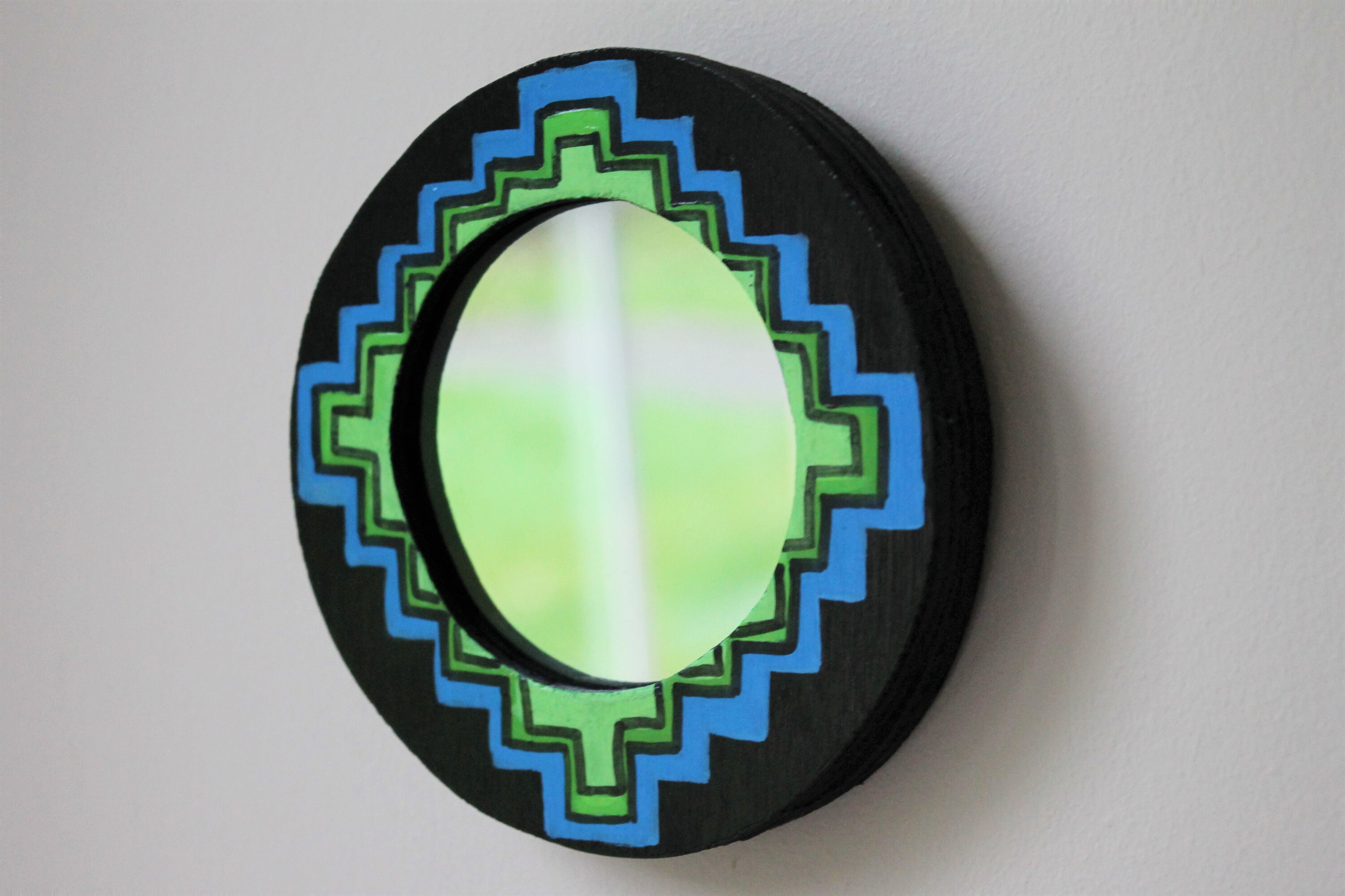 Round Unique Contemporary Mirror /wall Art, Circle Wall Mirror,gallery ...