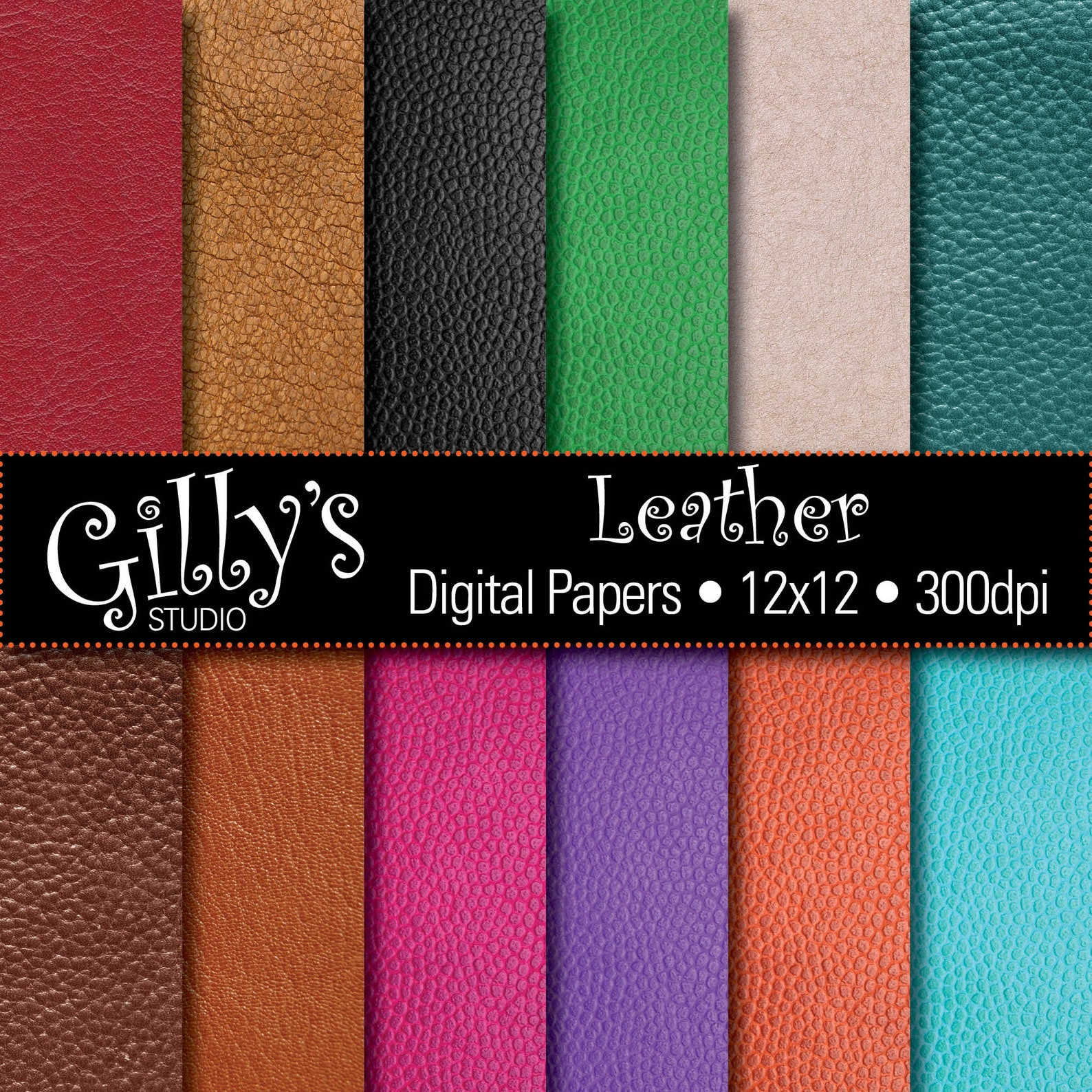 Leather Digital Paper: Leather, Printables, Leather Background ...