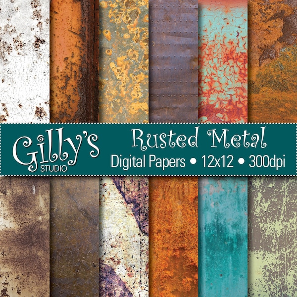 Rusted Metal - Etsy