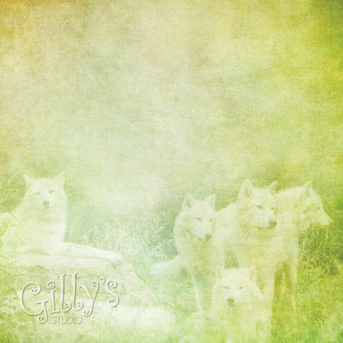 Wolves Digital Paper: Wolves, Printables, Wolves Background, Commercial ...