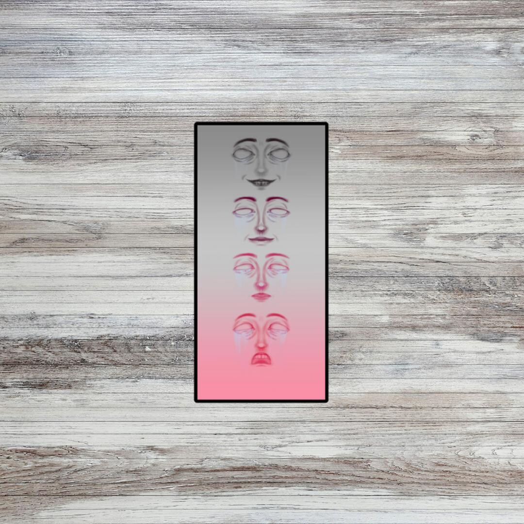 Phases of Masking Vinyl Sticker Decal - Etsy