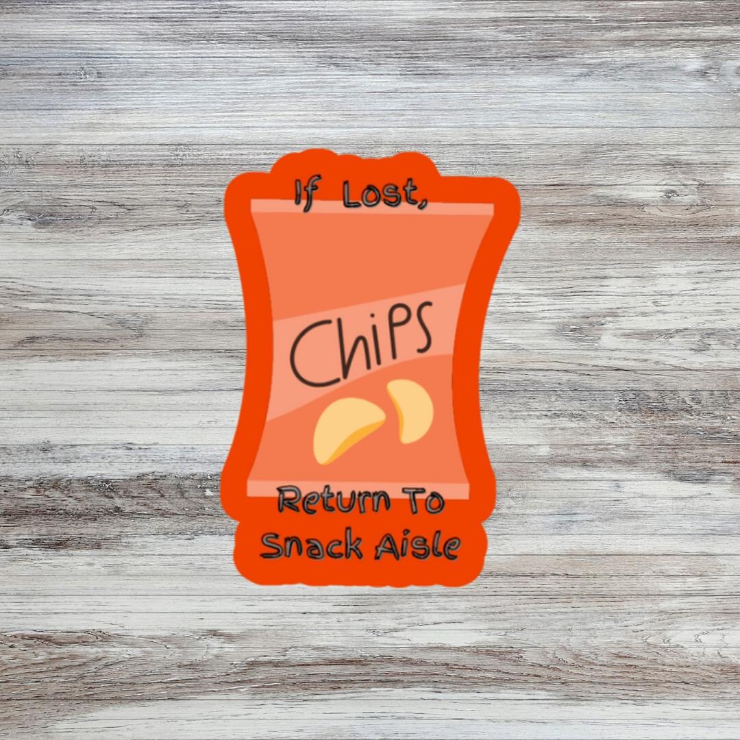 If Lost, Return to Snack Aisle Decal Vinyl Sticker - Etsy