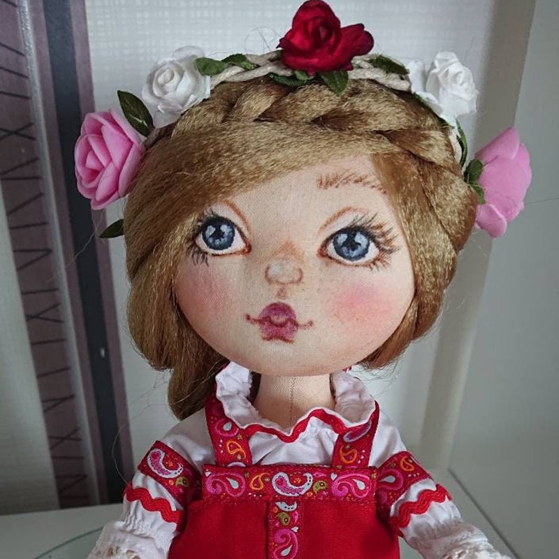 Textile Doll - Etsy