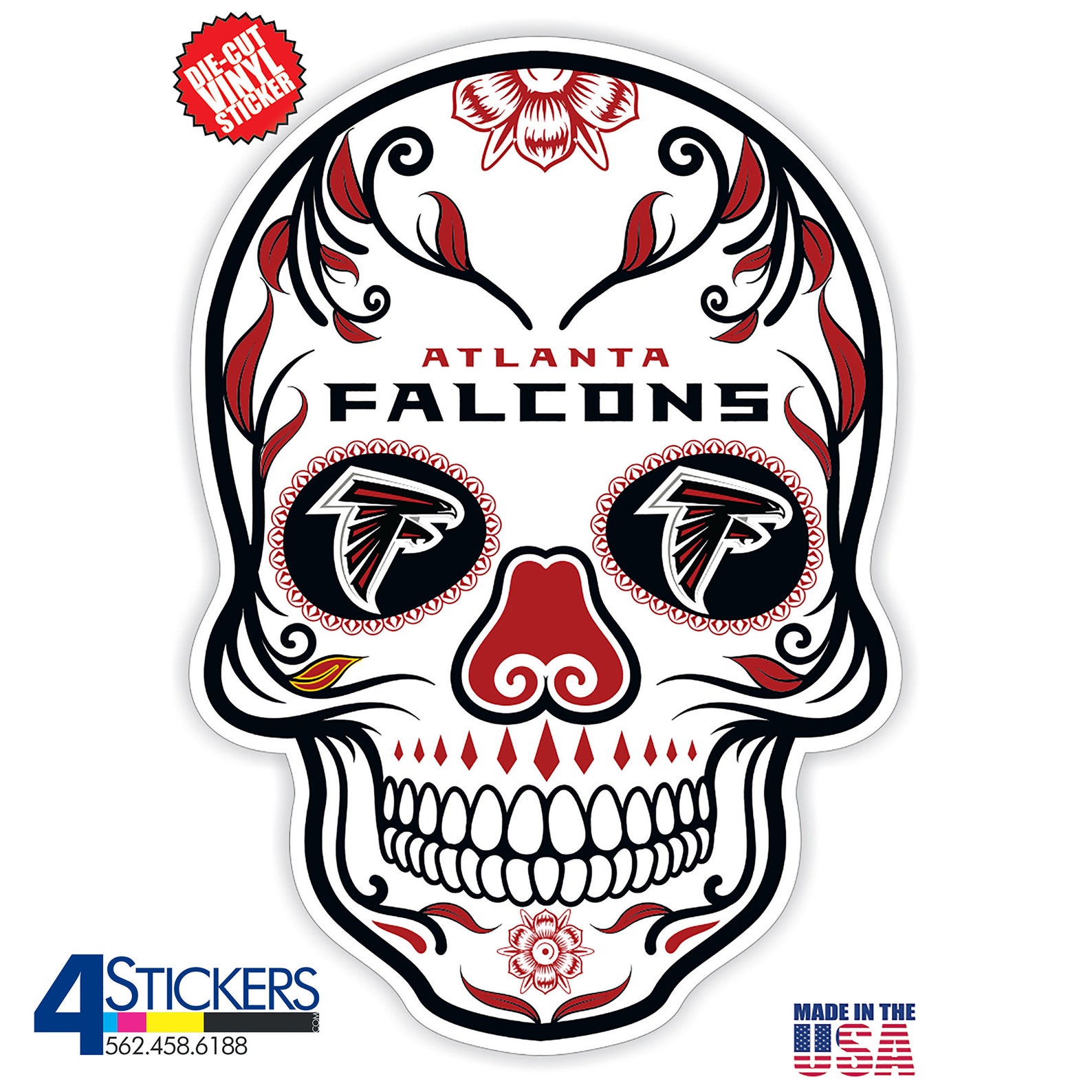 Atlanta Falcons Sticker Packs Are the Best Selling Vinyl | Etsy