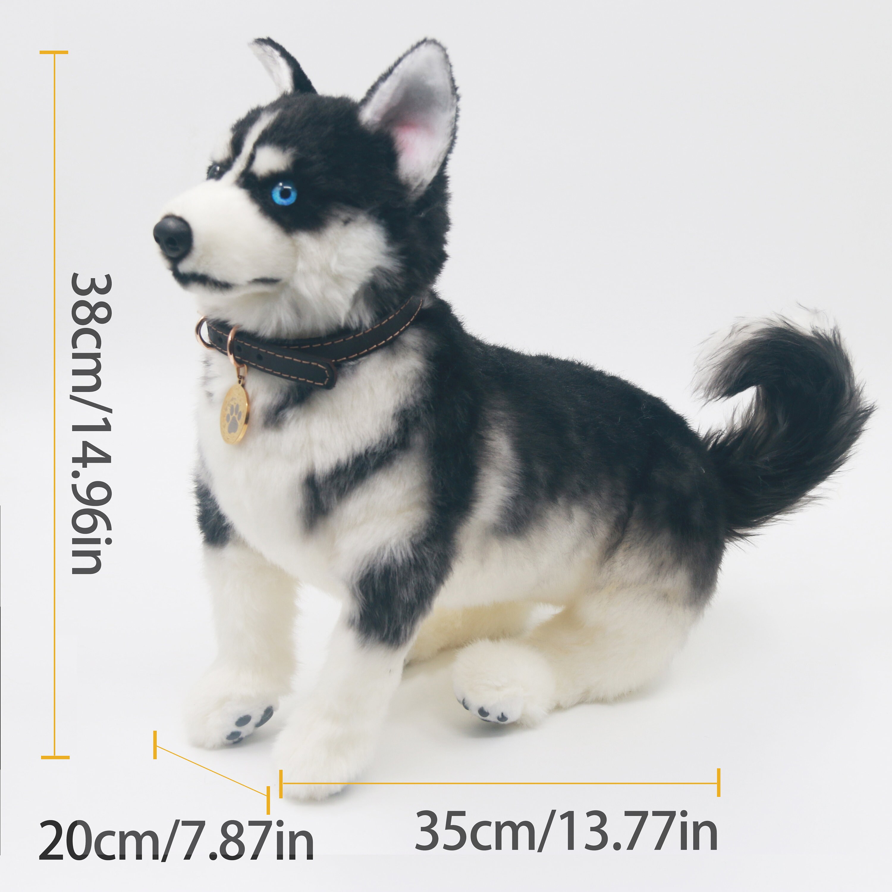 Chongker Husky Dog 100% Handmade Realistic Stuffed Dog Plush - Etsy ...