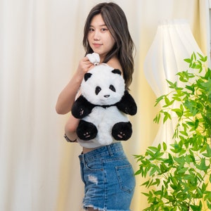 Exquisite Panda Backpack - Chongker Collectible Series - Handmade Plush ...