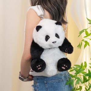Exquisite Panda Backpack - Chongker Collectible Series - Handmade Plush ...
