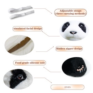 Exquisite Panda Backpack - Chongker Collectible Series - Handmade Plush ...