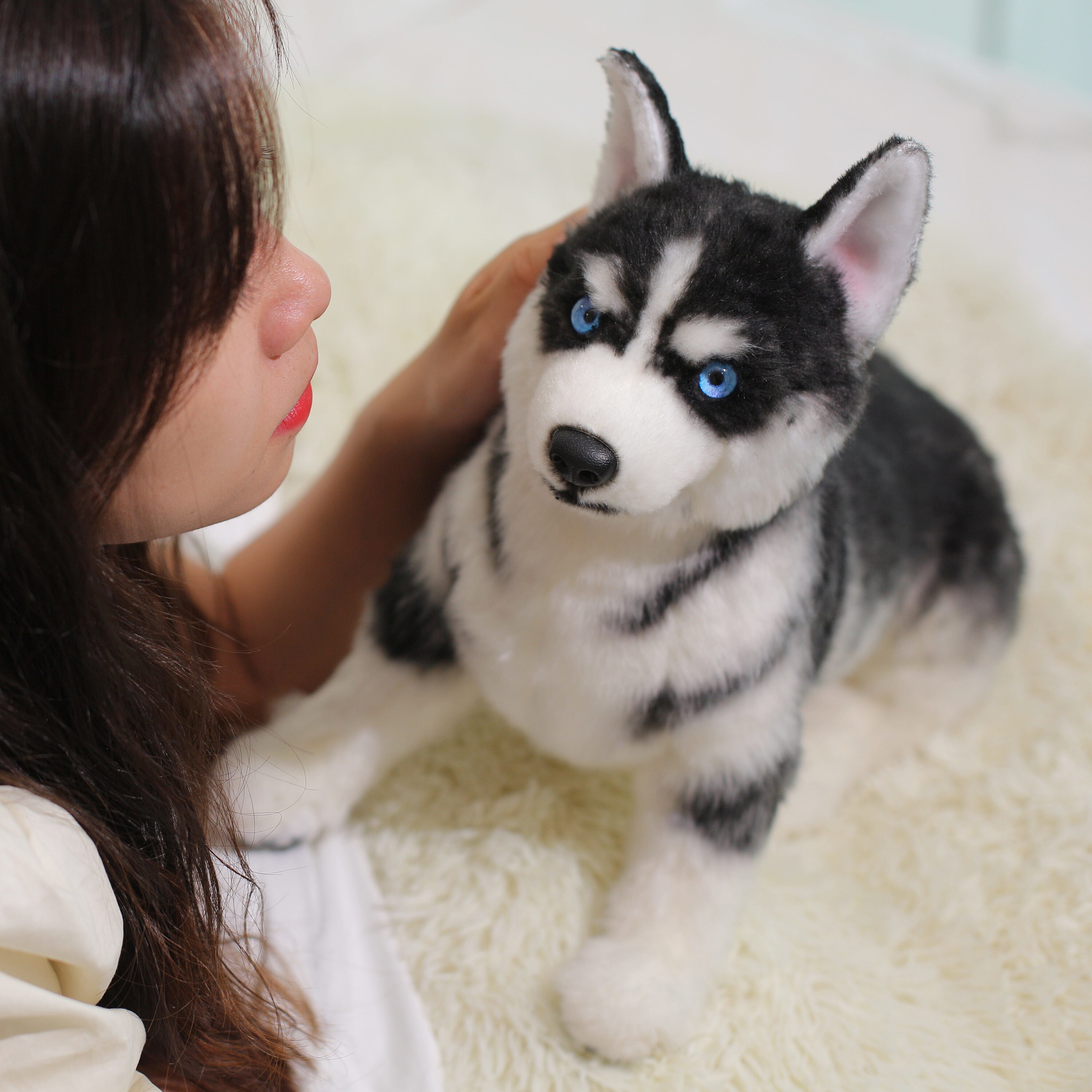 Chongker Husky Dog 100% Handmade Realistic Stuffed Dog Plush - Etsy ...