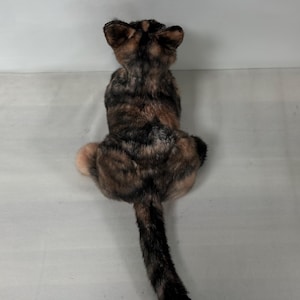 Handmade Tortoiseshell Cat Plush: Realistic Companion Gift (made to ...