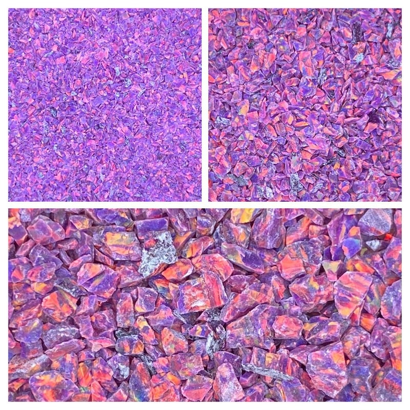 Purple Fire Opal Bead - Etsy UK