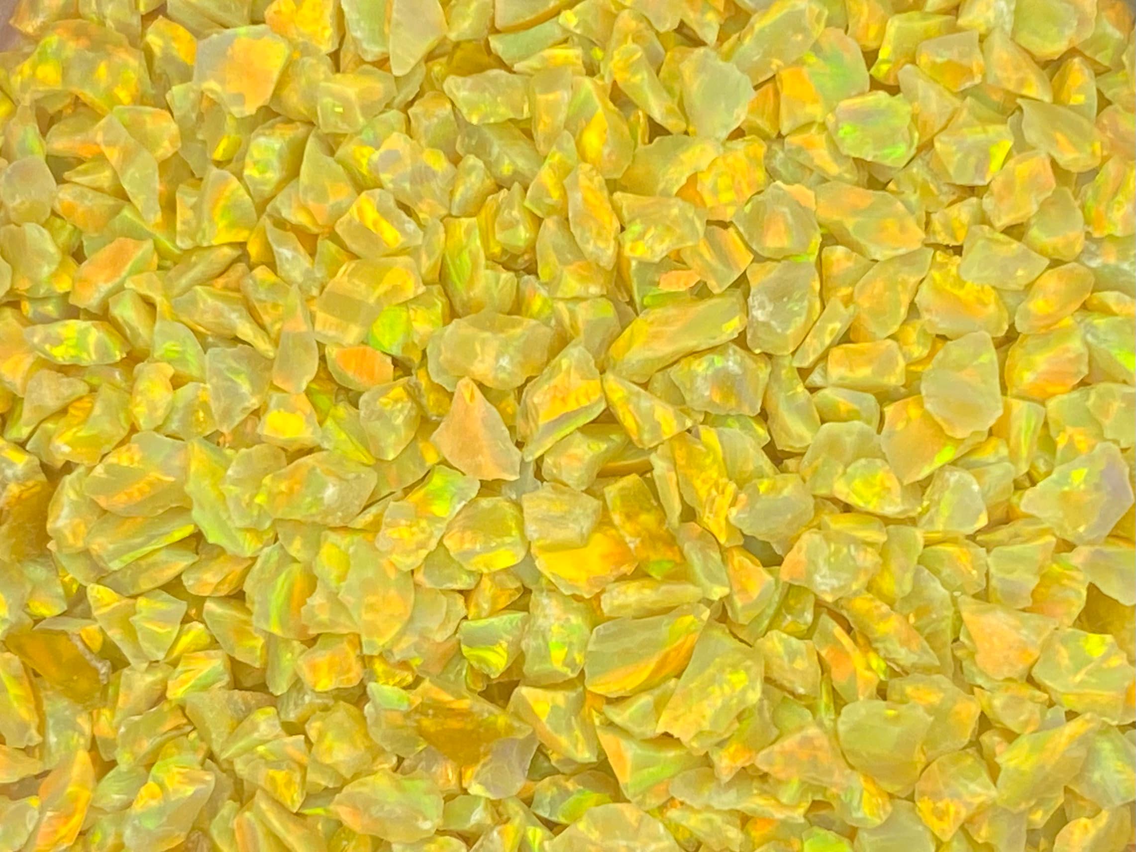 AAA Grade Crushed Opal Gold Olive/ Crushed Bello Opal OP46 - Etsy