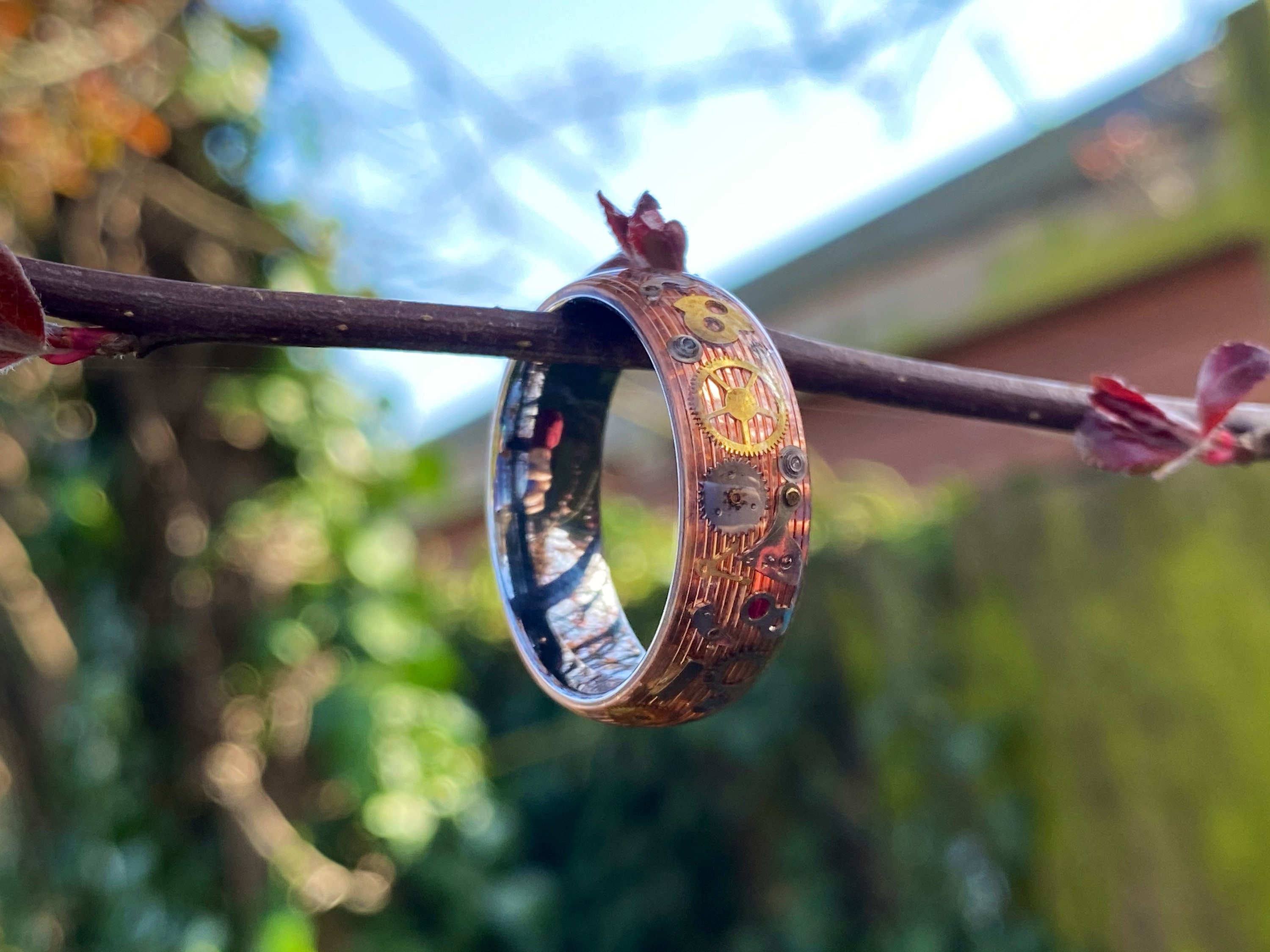 The Steampunk Generator Ring: Copper (handmade Metal Watch Parts on ...