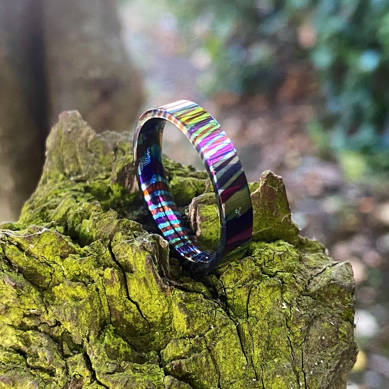 Timascus Signet Ring - Etsy