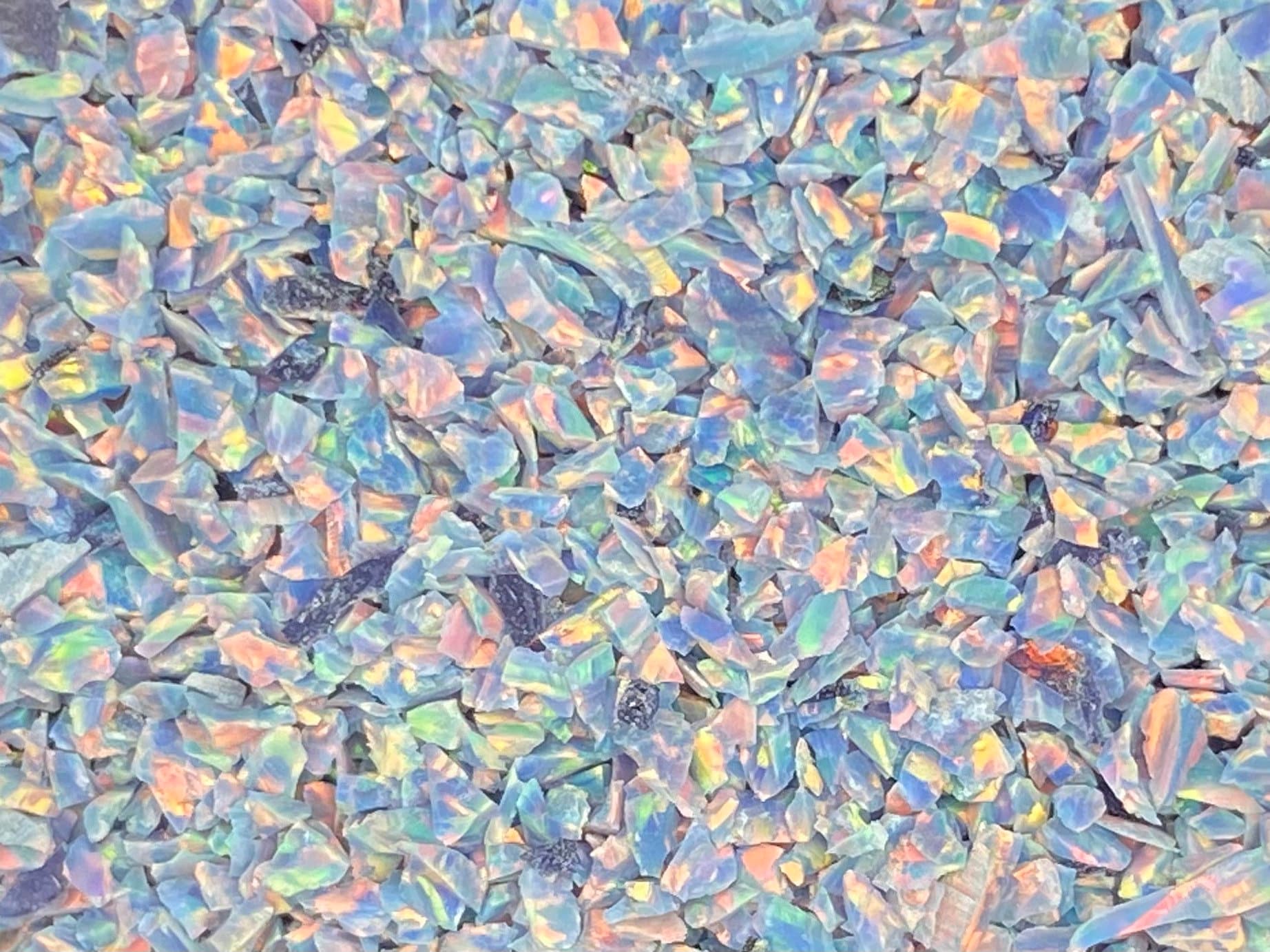 AAA Grade Crushed Opal Grey Rainbow/ Crushed Bello Opal OP77 - Etsy