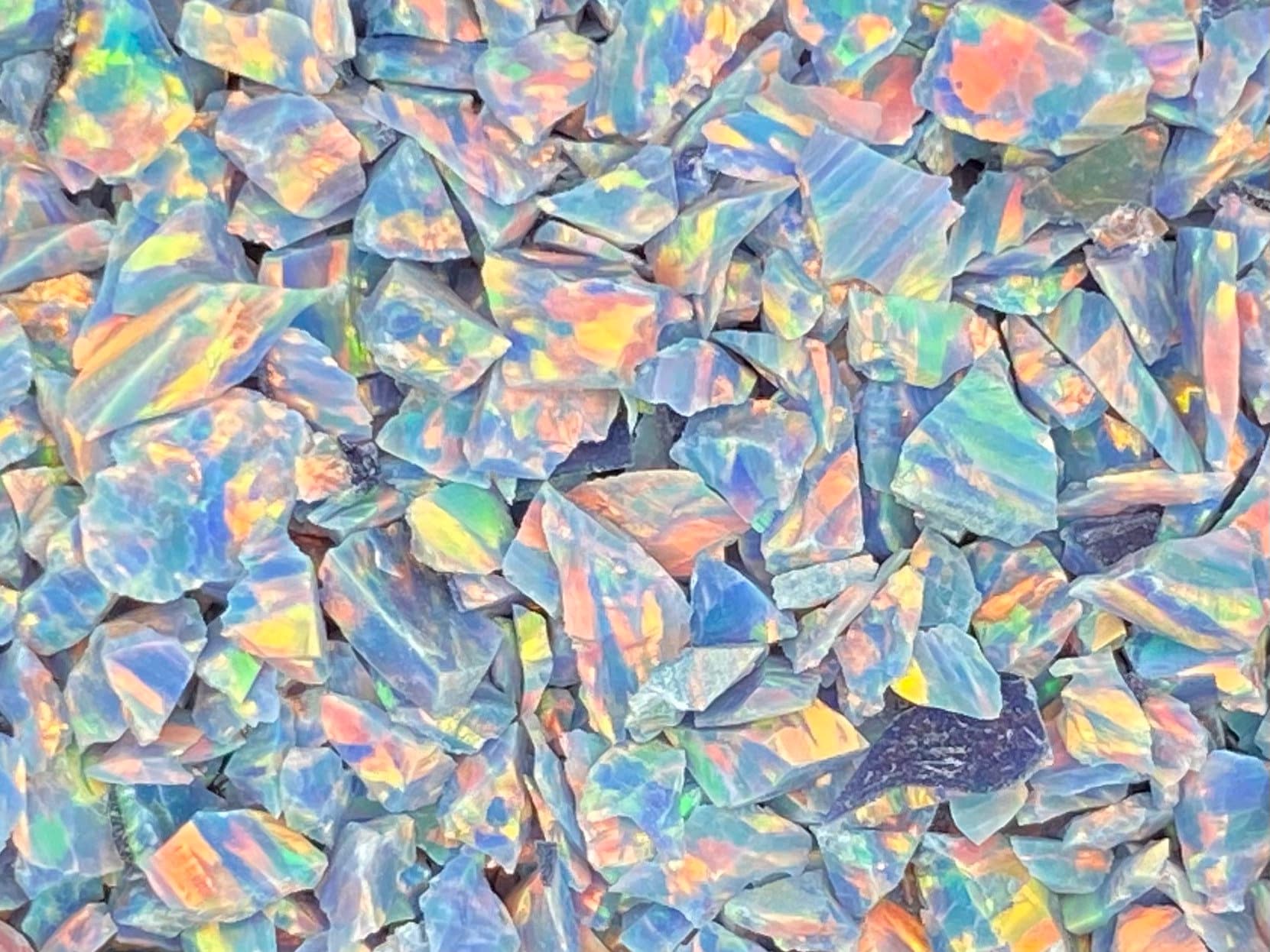 AAA Grade Crushed Opal Grey Rainbow/ Crushed Bello Opal OP77 - Etsy