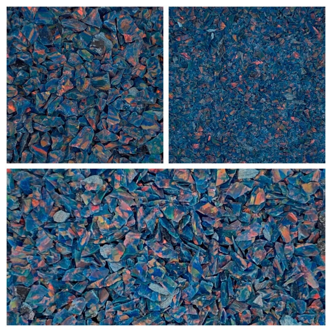 AAA Grade Crushed Opal Space Blue/ Crushed Bello Opal OP29 - Etsy