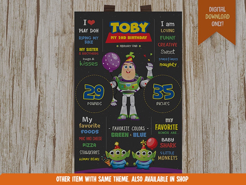 Astronaut Digital Welcome Sign Board Aliens Birthday Sign | Etsy