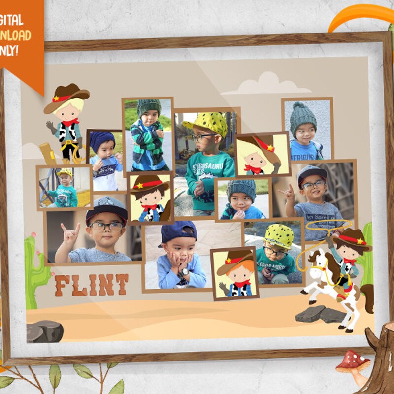 Western Collage - Etsy