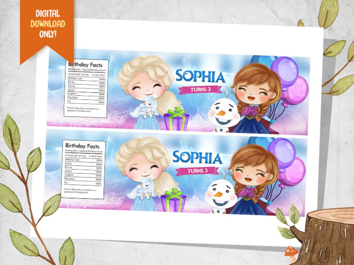 Ice Princess 1.3oz Pringles Label Snow Princess Small - Etsy