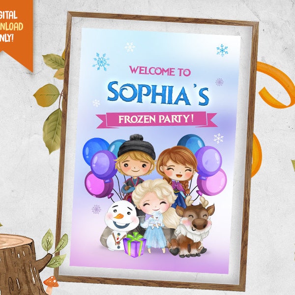 Frozen Signs - Etsy