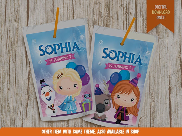 Snow Princess Digital Welcome Sign Board Ice Princess - Etsy