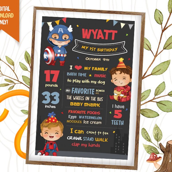 Superhero Board - Etsy