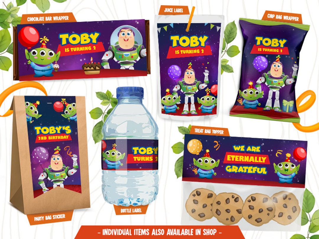 Astronaut Digital Birthday Bundle, Cute Aliens Party Pack, Space Ranger ...