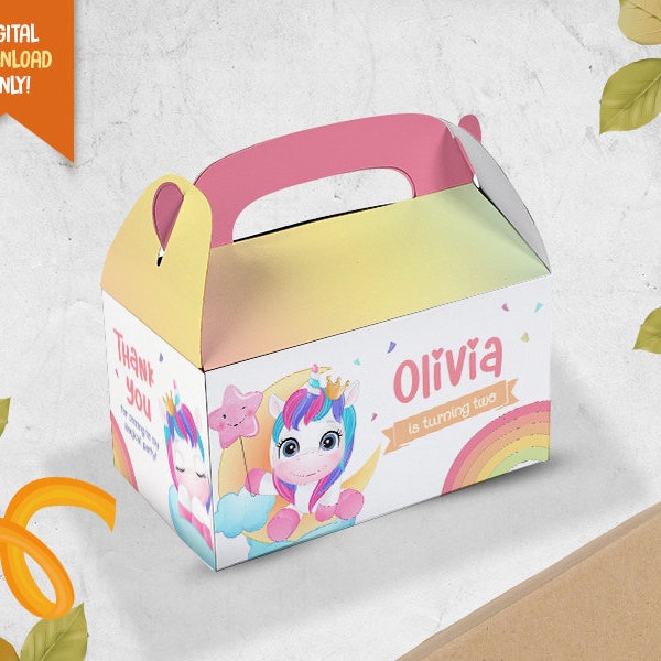 Unicorn Box - Etsy
