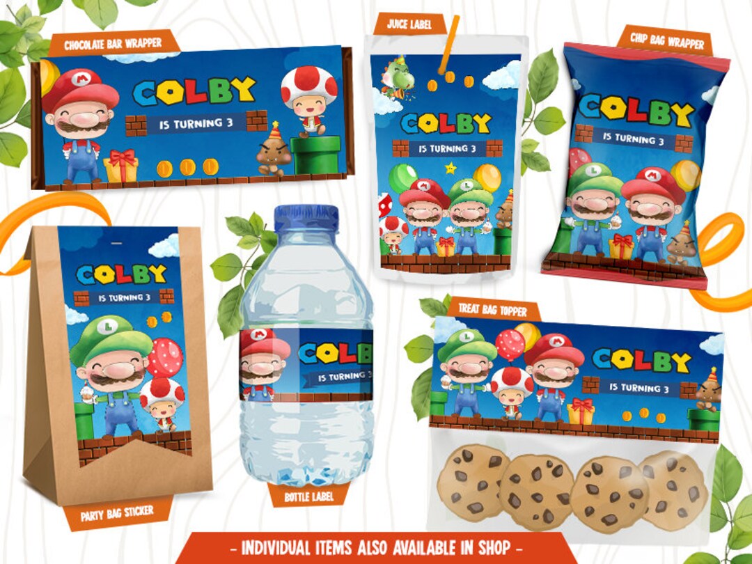 Plumber Kids Digital Birthday Bundle, Plumber Brothers Party Pack ...