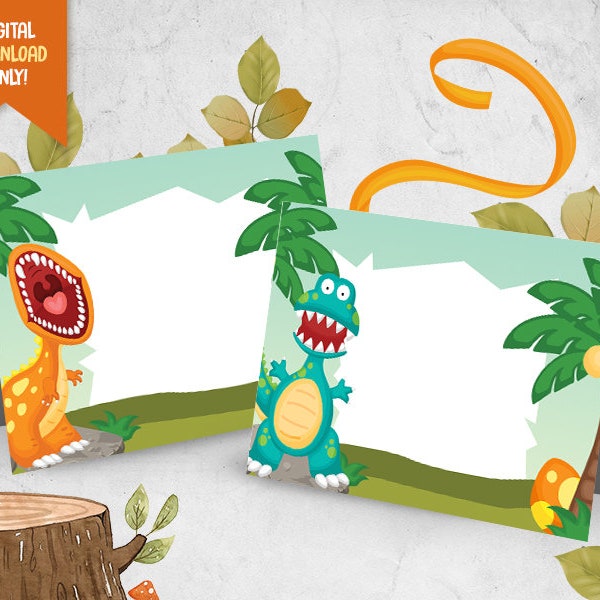 Dinosaur Party Food Labels - Etsy