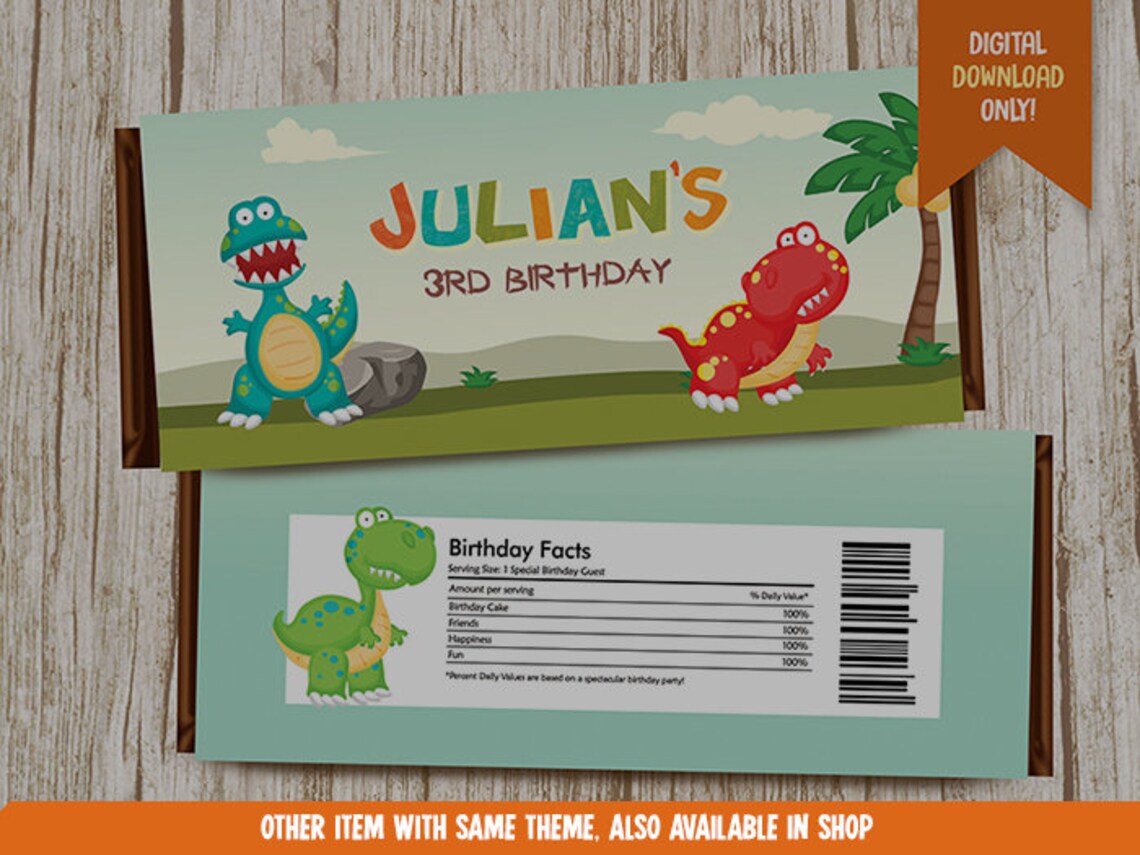 Dino Thank You Tags INSTANT DOWNLOAD Dinosaur Favor Tags | Etsy Canada