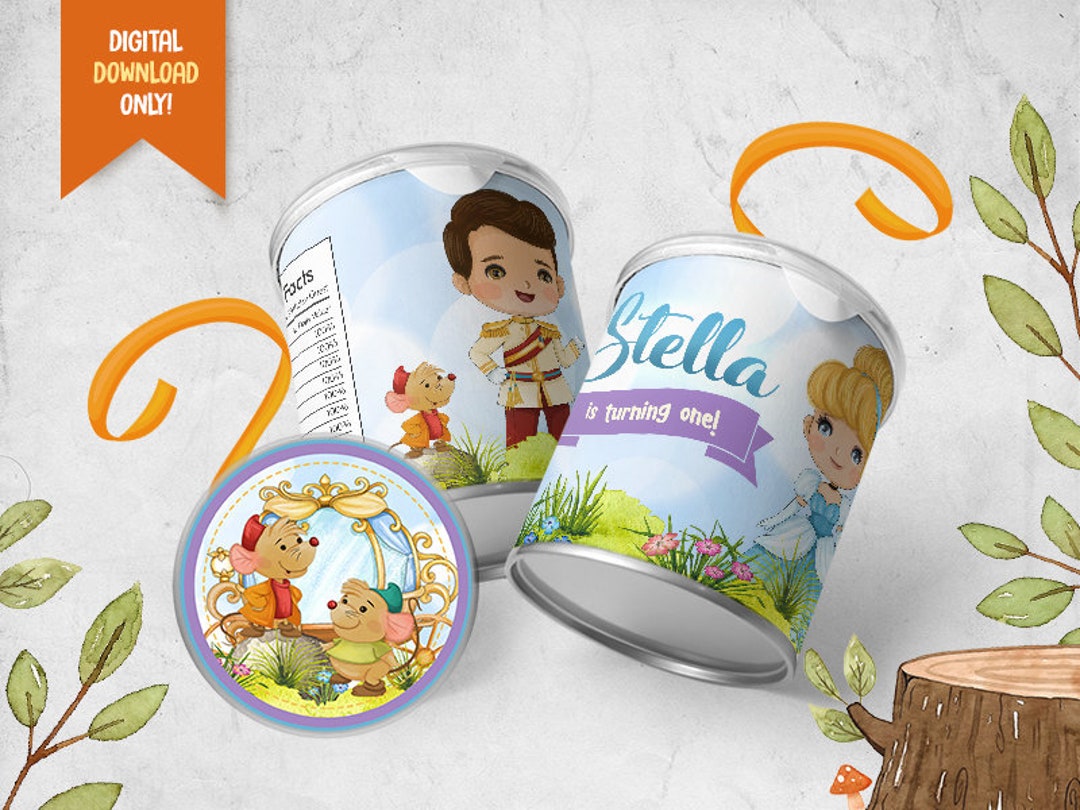 Princess 1.3oz Pringles Label, Cute Princess Small Pringles Wrapper ...