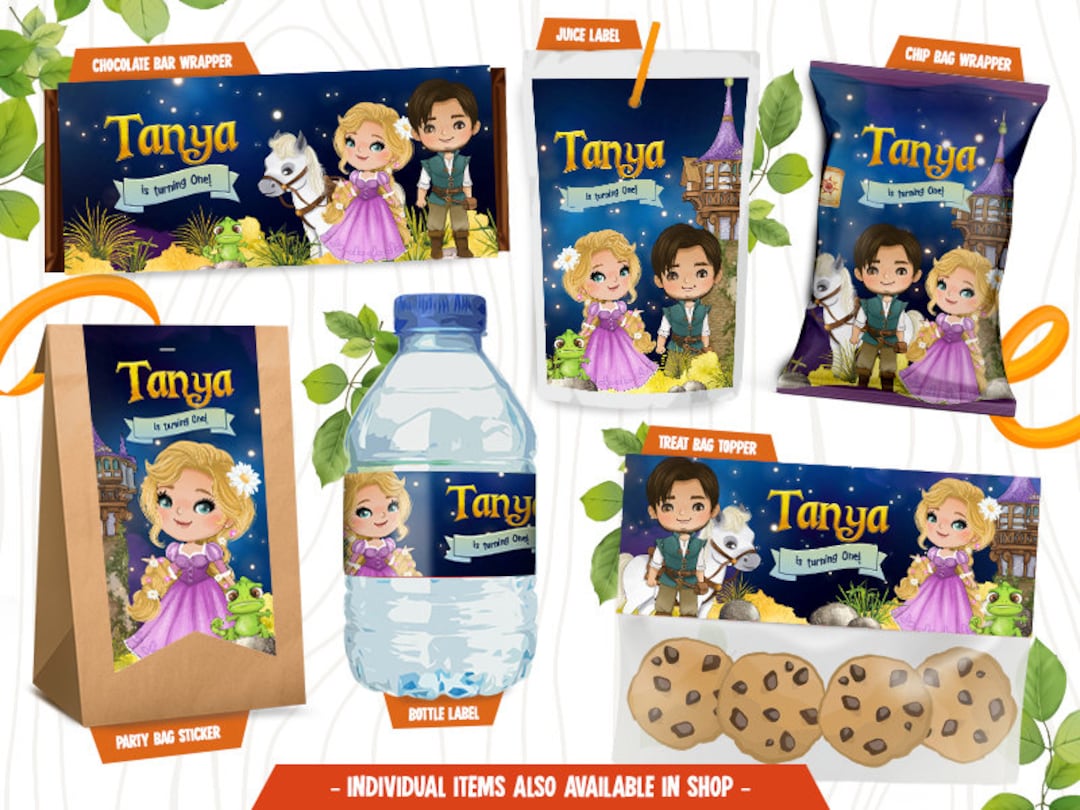 Princess Digital Birthday Bundle, Princess Party Pack, Royal Girls ...