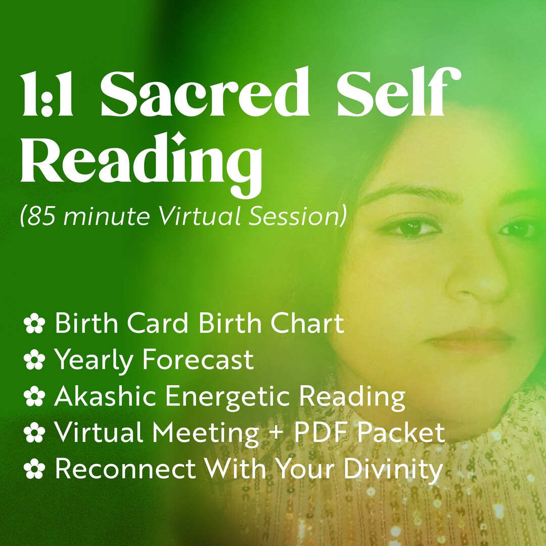 Sacred Self 1:1 Session PDF Report Akasha Check-in Recording / Planning ...