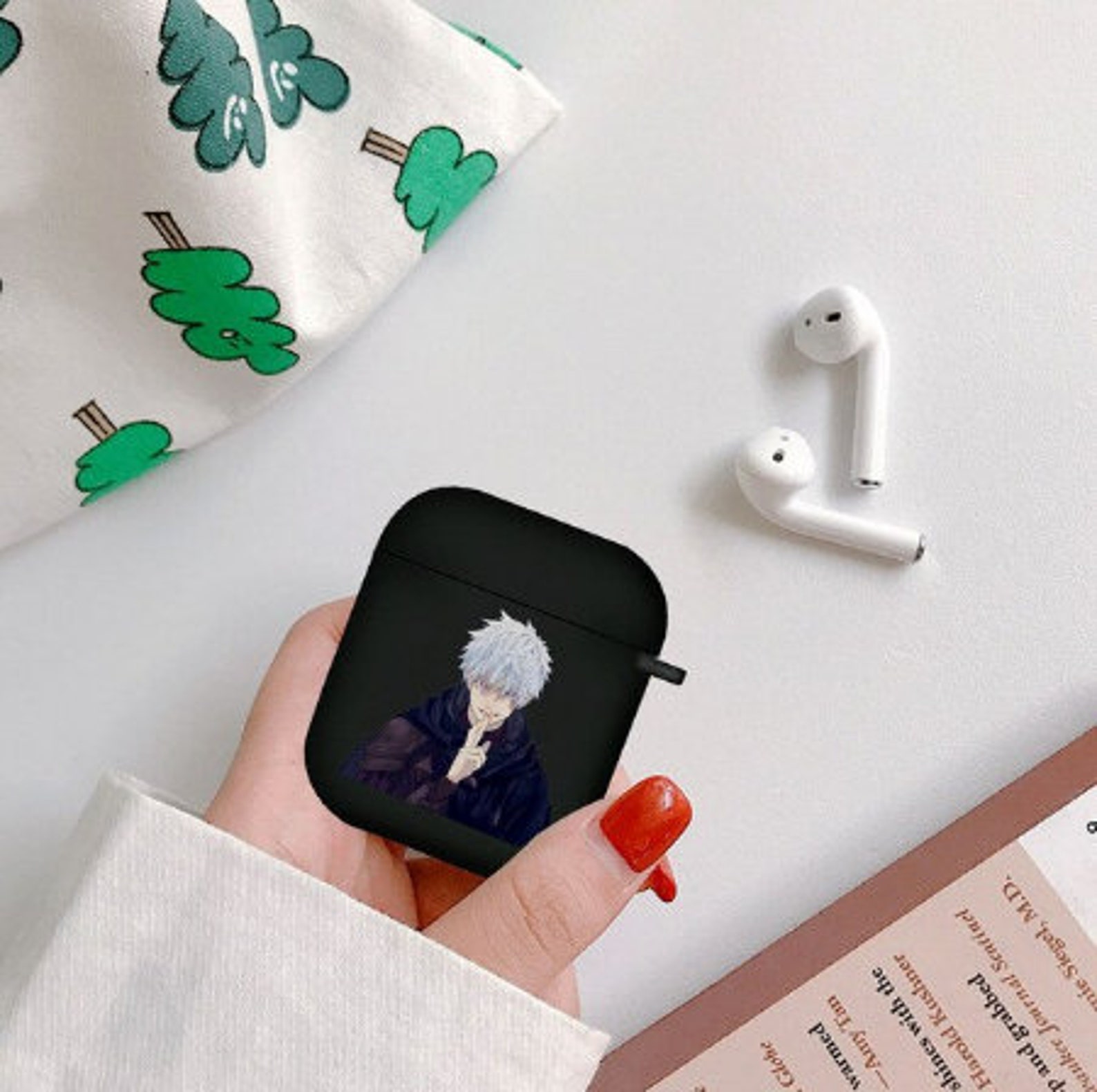 Satoru Gojo Airpod Case Anime Jujutsu Kaisen Satoru Gojo | Etsy