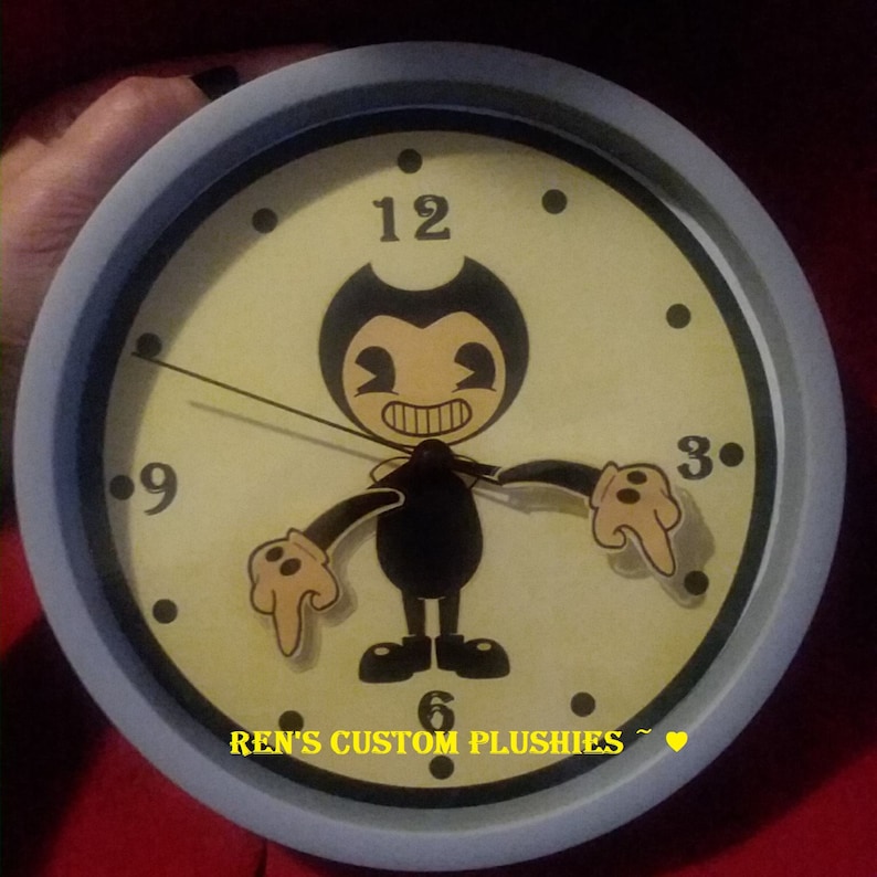 Custom Made Anime Manga Videogame Game Ink Demon Wall Clock ! - Etsy
