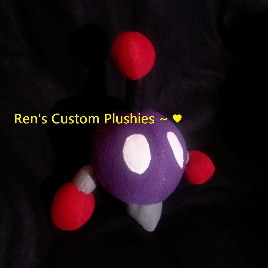 Custom Handmade Anime Videogame Bomb Character Plushie Plush - Etsy