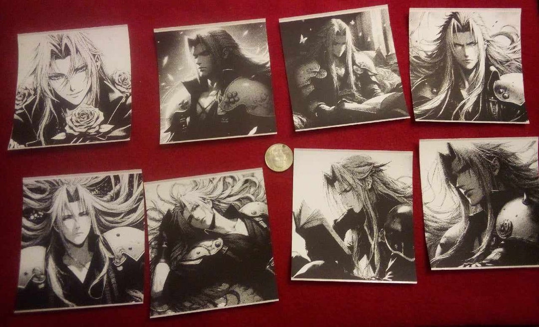 Custom Handmade Anime Manga Scans FF7 Seph Villains Thermo Stickers ...