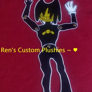 Custom Handmade Laminate Cosplay Batim Ink Demon Paper Doll ! - Etsy