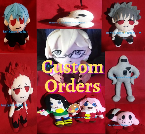Custom Hand Made Anime Design Create Your Own Chibi Plushie - Etsy