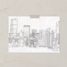 ATL Skyline Print Atlanta Art Print ATL Artwork Line Portrait Drawing ...
