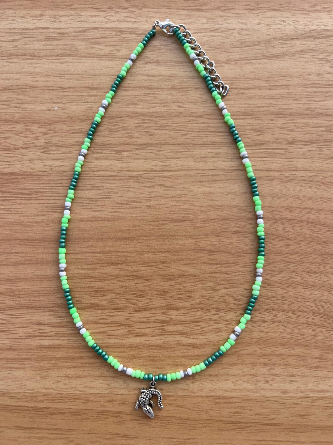 Alligator Beaded Necklace - Etsy