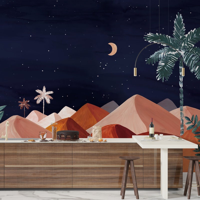 Desert Wall Mural - Etsy