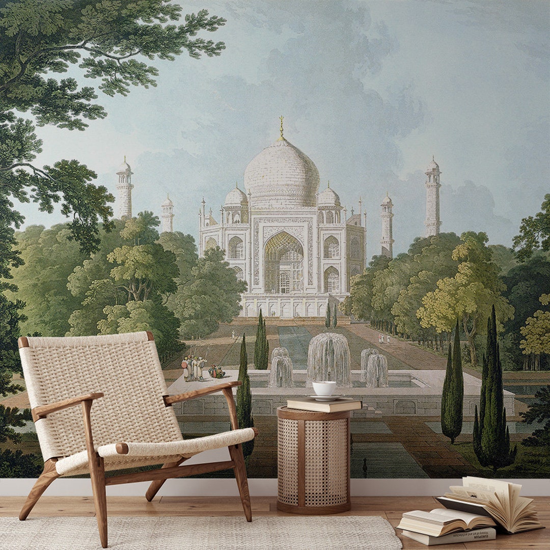 Taj Mahal Wallpaper Murals - Iconic Indian Monument Design for ...