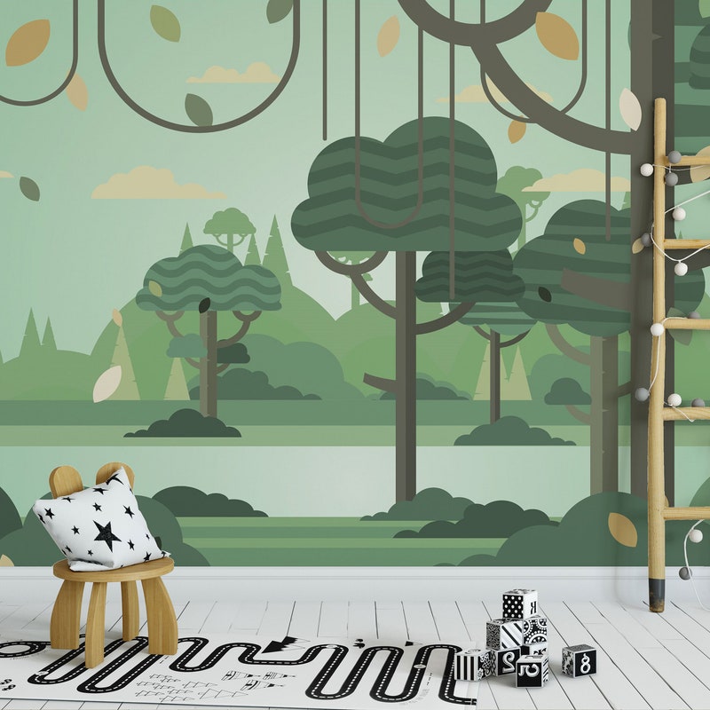 Kids Wallpaper Simple - Etsy