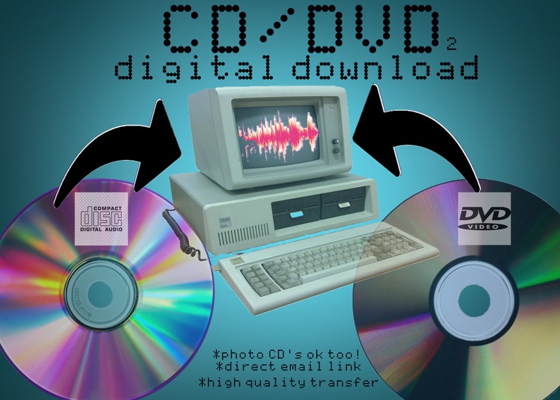 CD/DVD to Digital Download | Etsy