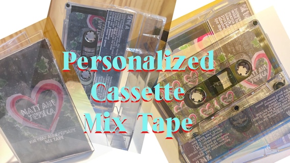 Personalized Audio Cassette Mix Tape. Spotify/YouTube Playlist | Etsy